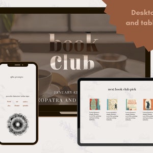 Book Club Presentation/ Slide Deck Template, Guide, Question and Answer ...