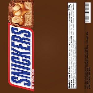 Digital Snickers Tumbler Design Download - 20oz JPG, DIY Cup Art, Candy ...