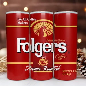 Folgers Coffee 20oz Tumbler Sublimation Wrap (digital Download) - Etsy