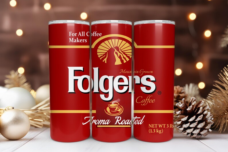 Folgers Coffee 20oz Tumbler Sublimation Wrap (digital Download) - Etsy