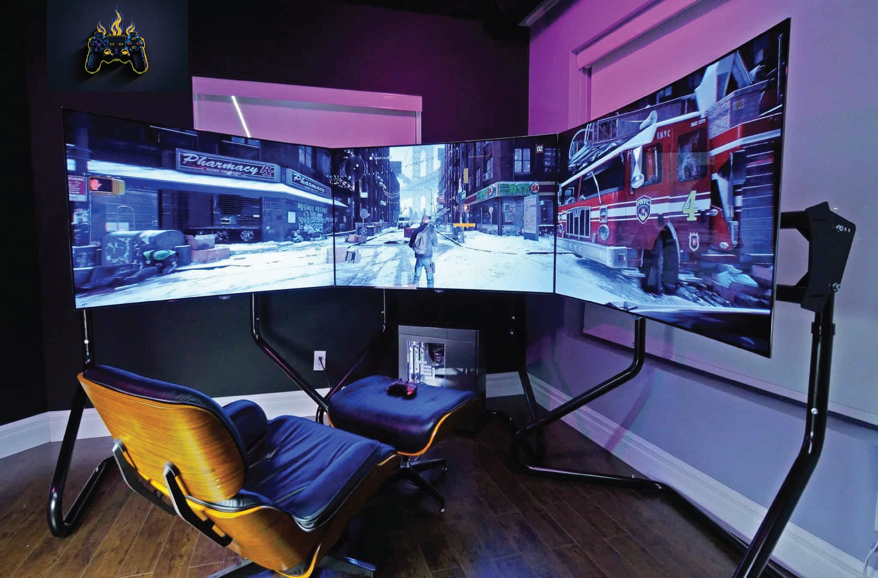 Custom Themed Gamer Print- Neon Gamer Print - Gift for Gamers - Custom ...