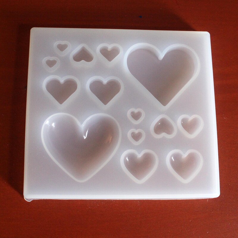 3d Heart Silicone Mold - Etsy