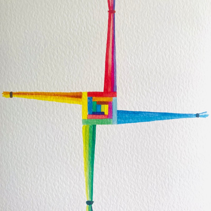 Cross Print - Etsy