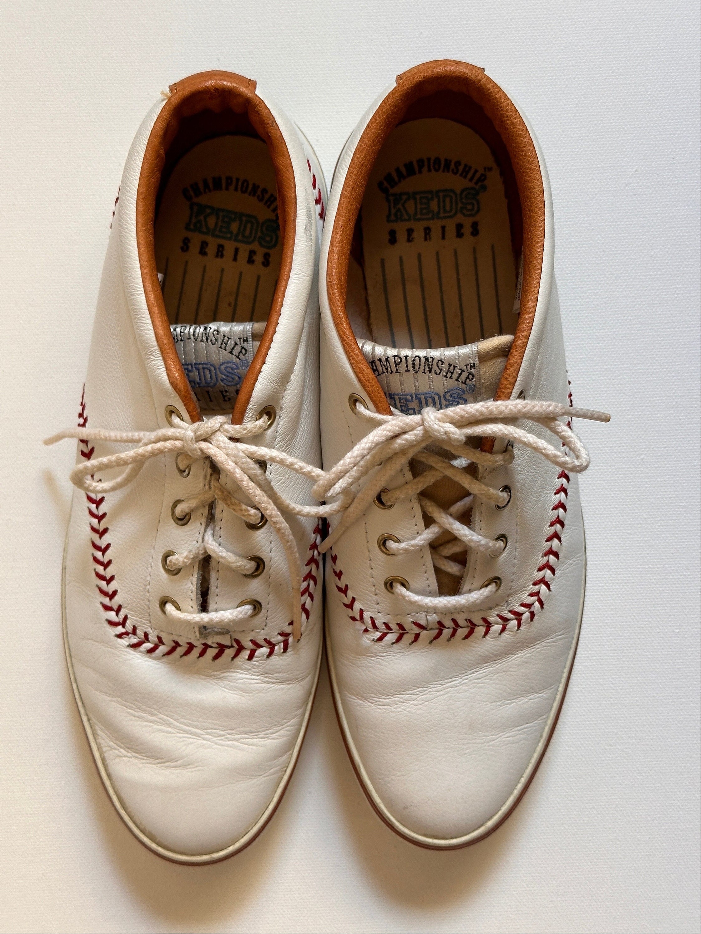 1990’s Keds Championship Baseball Leather Sneaker - Etsy