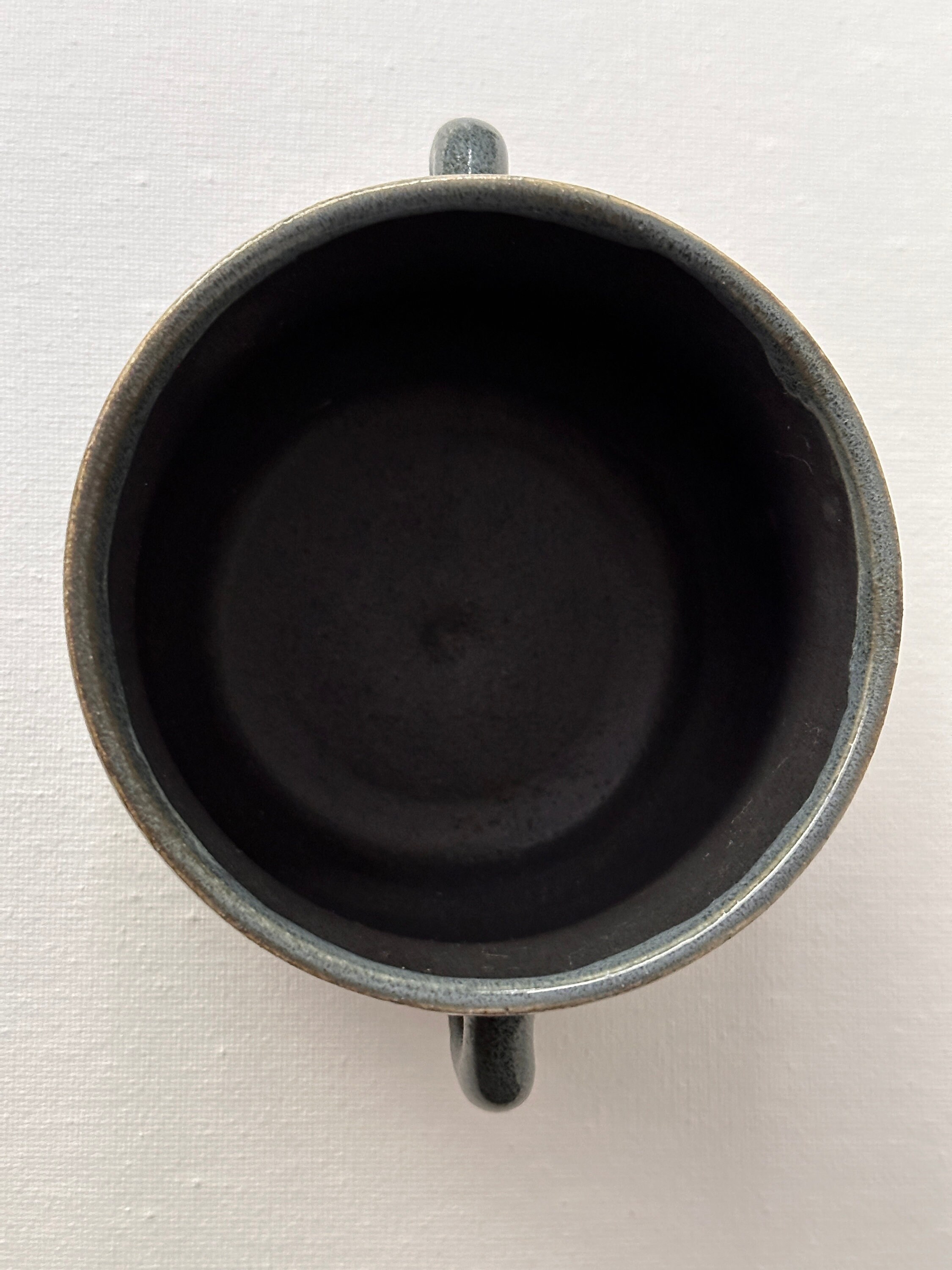 Two Tone Matte Black Cauldron Pot - Etsy