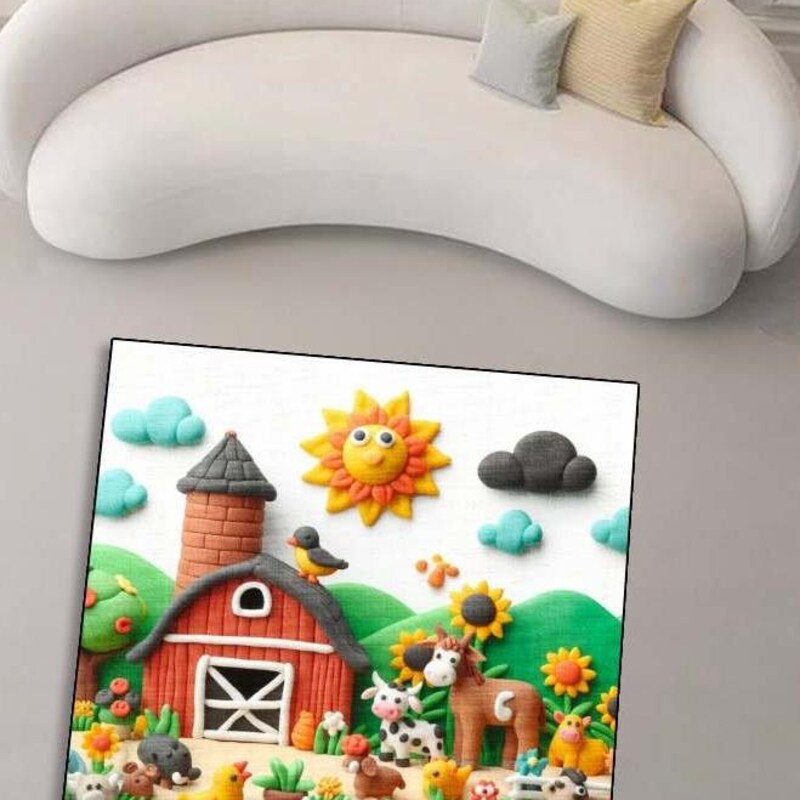 Farm Play Mat - Etsy