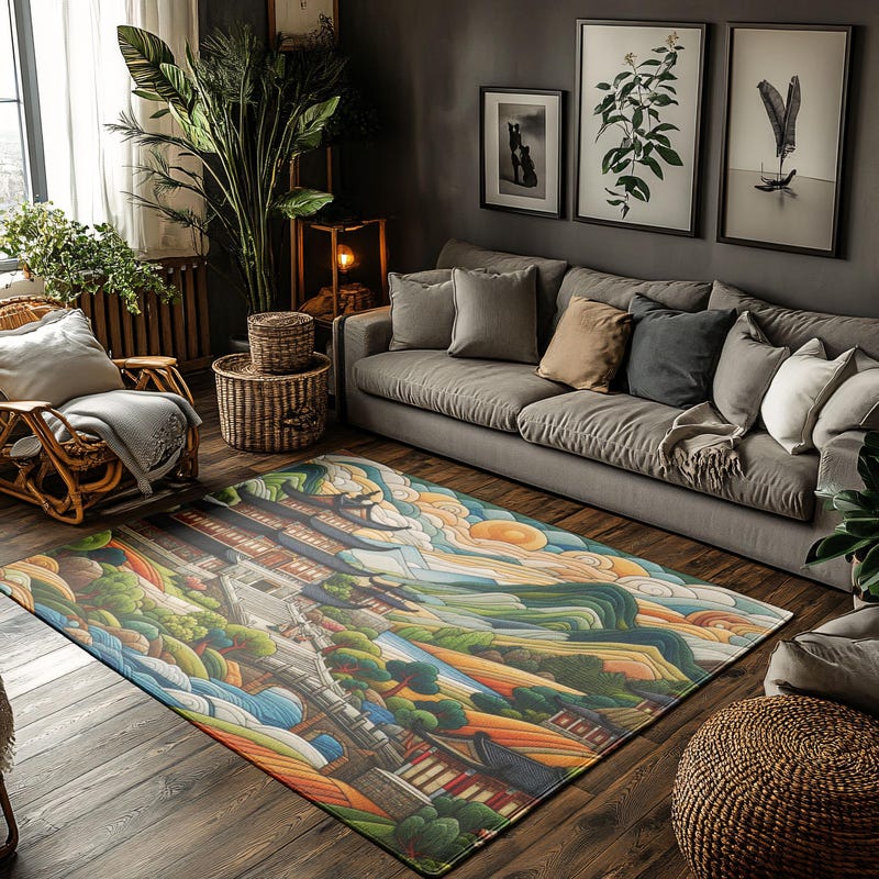 Traditional Japanese Rugs - Etsy