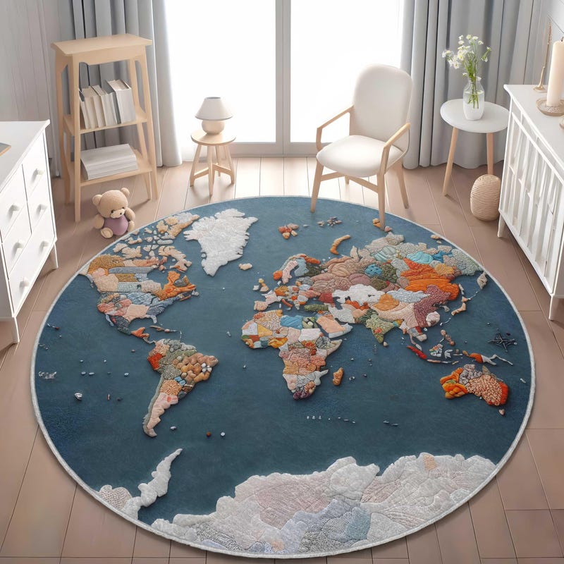 World Map Decor - Etsy