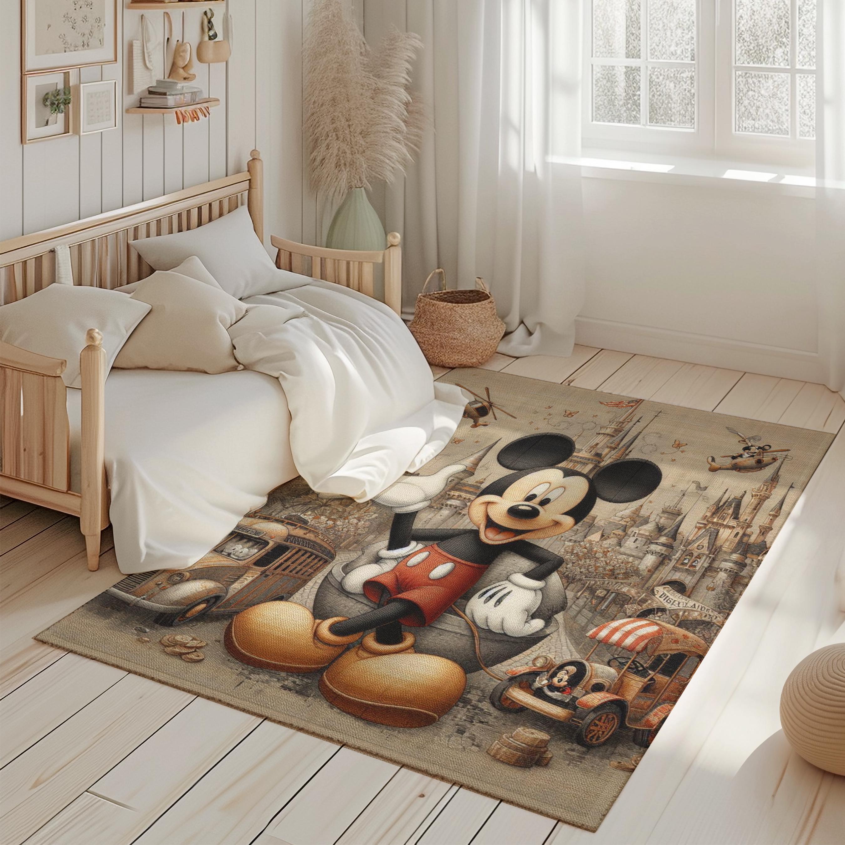 Magical Mickey Mouse Rug, Disney World Rug, Mickey Adventure Rug, Kids ...