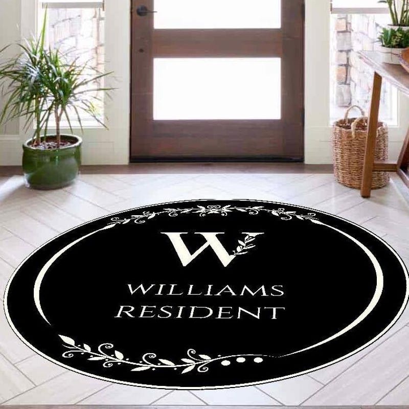 Custom Round Rug - Etsy