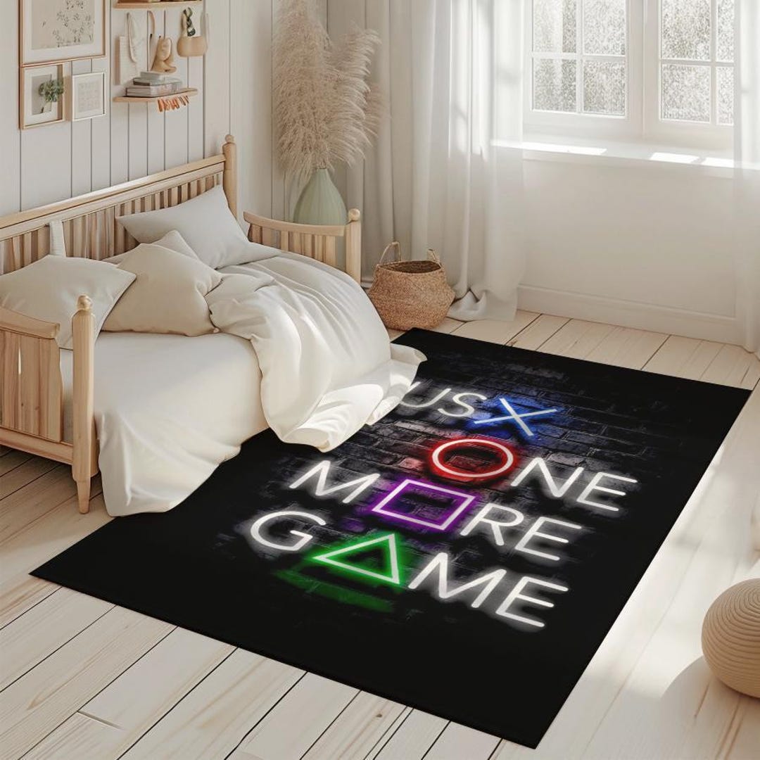 Custom Gamer Rug - Video Game Room Carpet - Personalized Gaming Rug ...