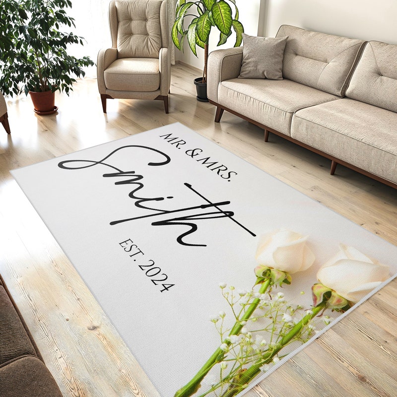 Monogram Rugs - Etsy