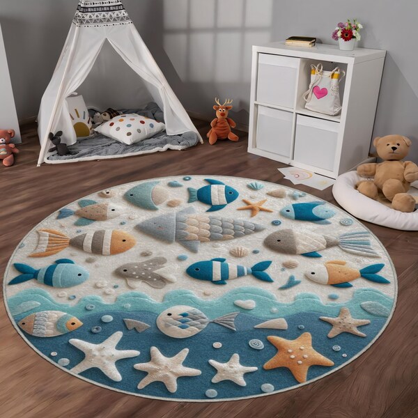 Rugs With Fish Theme - Etsy