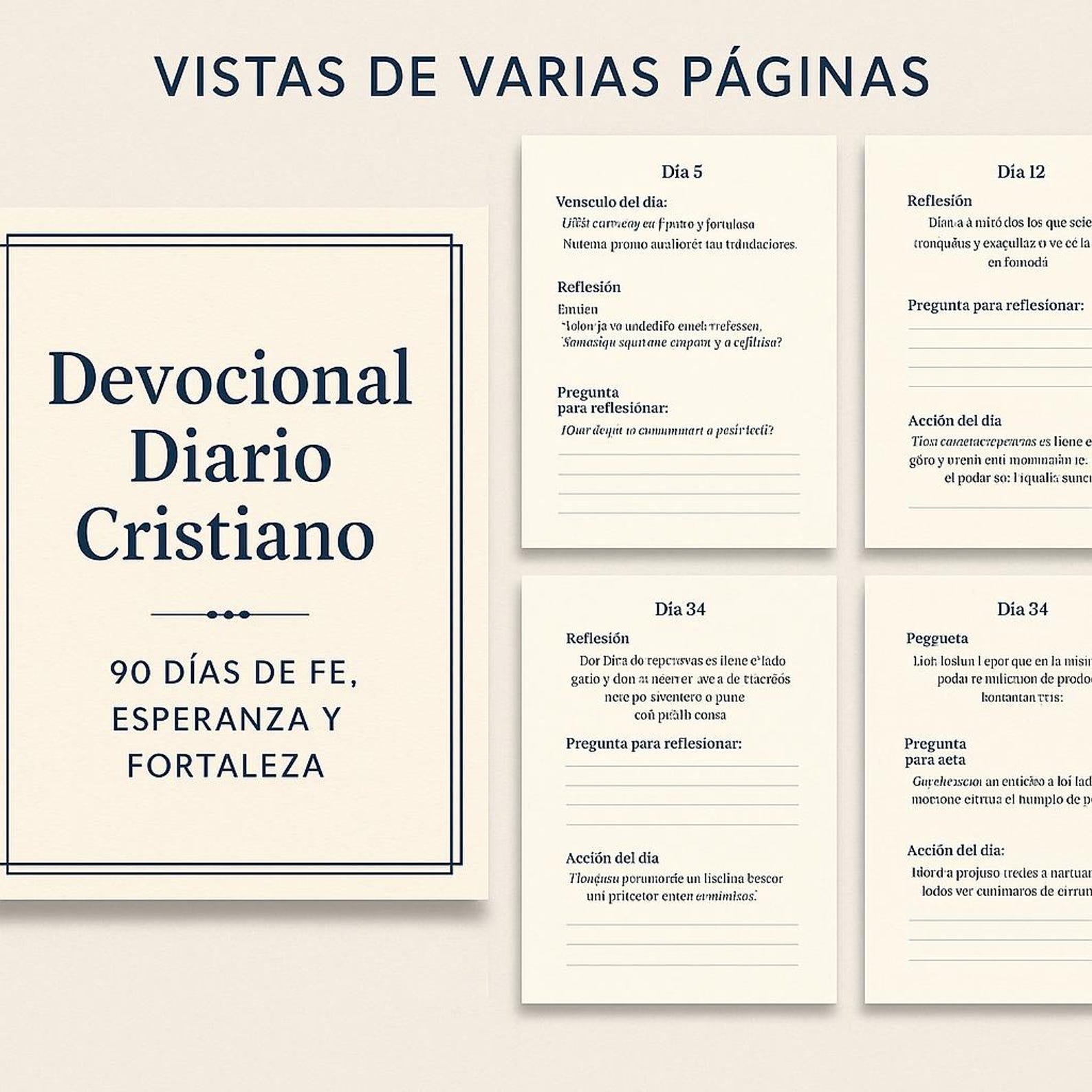 Devocional Cristiano PDF – Diario Espiritual De 90 Dias Con Oracion, Fe ...