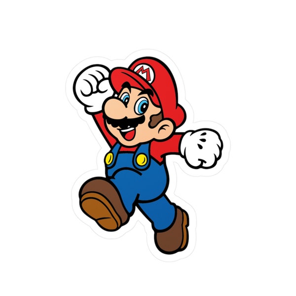 Super Mario Decal - Etsy