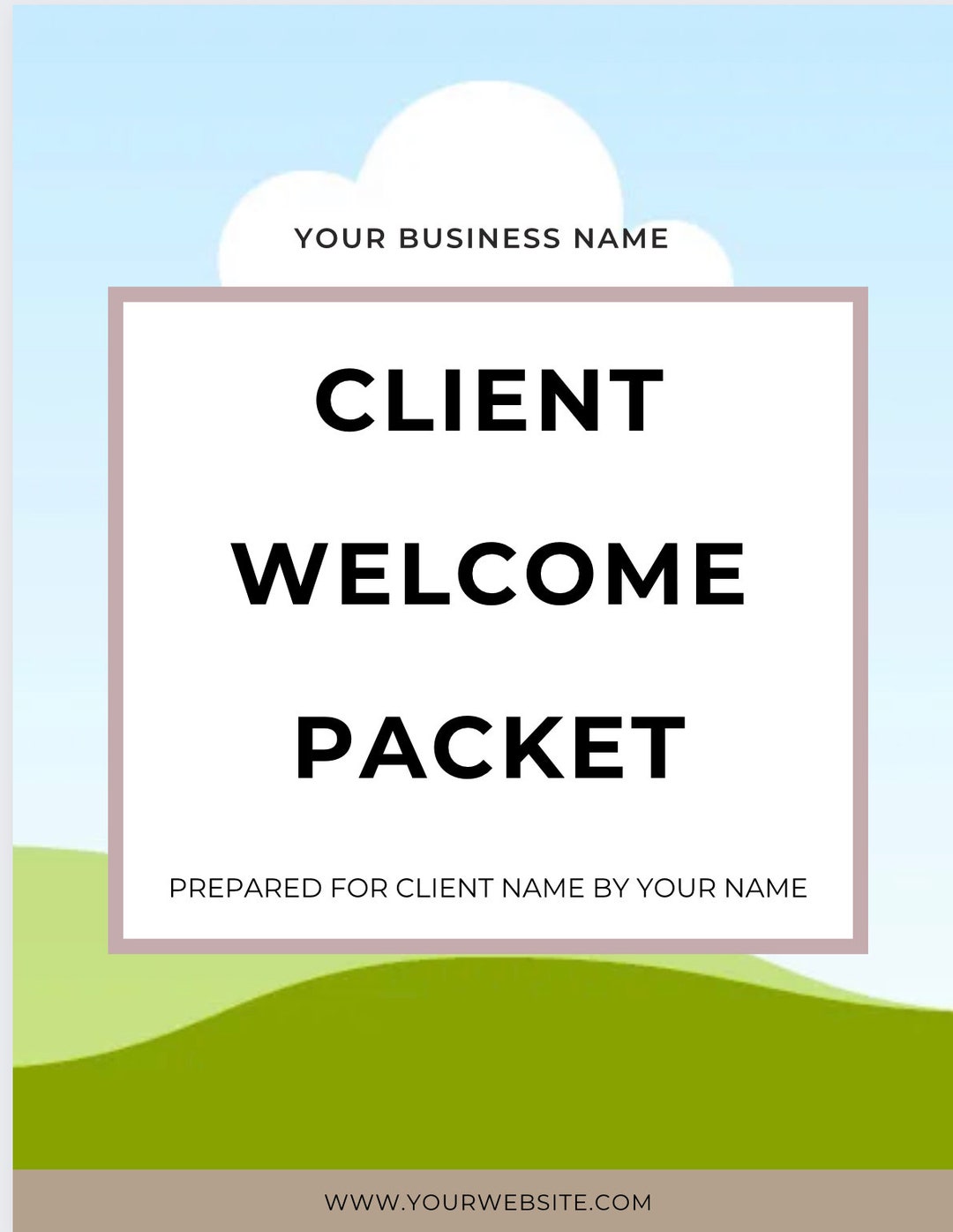 Salon Welcome Packet Template - Etsy