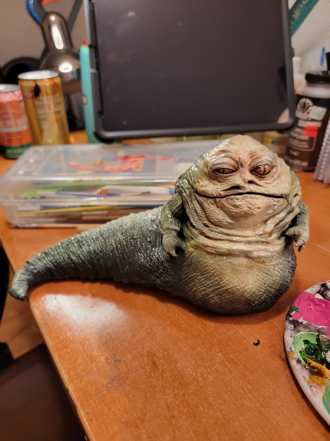 Jabba the Hutt Model – Hand-painted Resin 3D Print, Star Wars ...