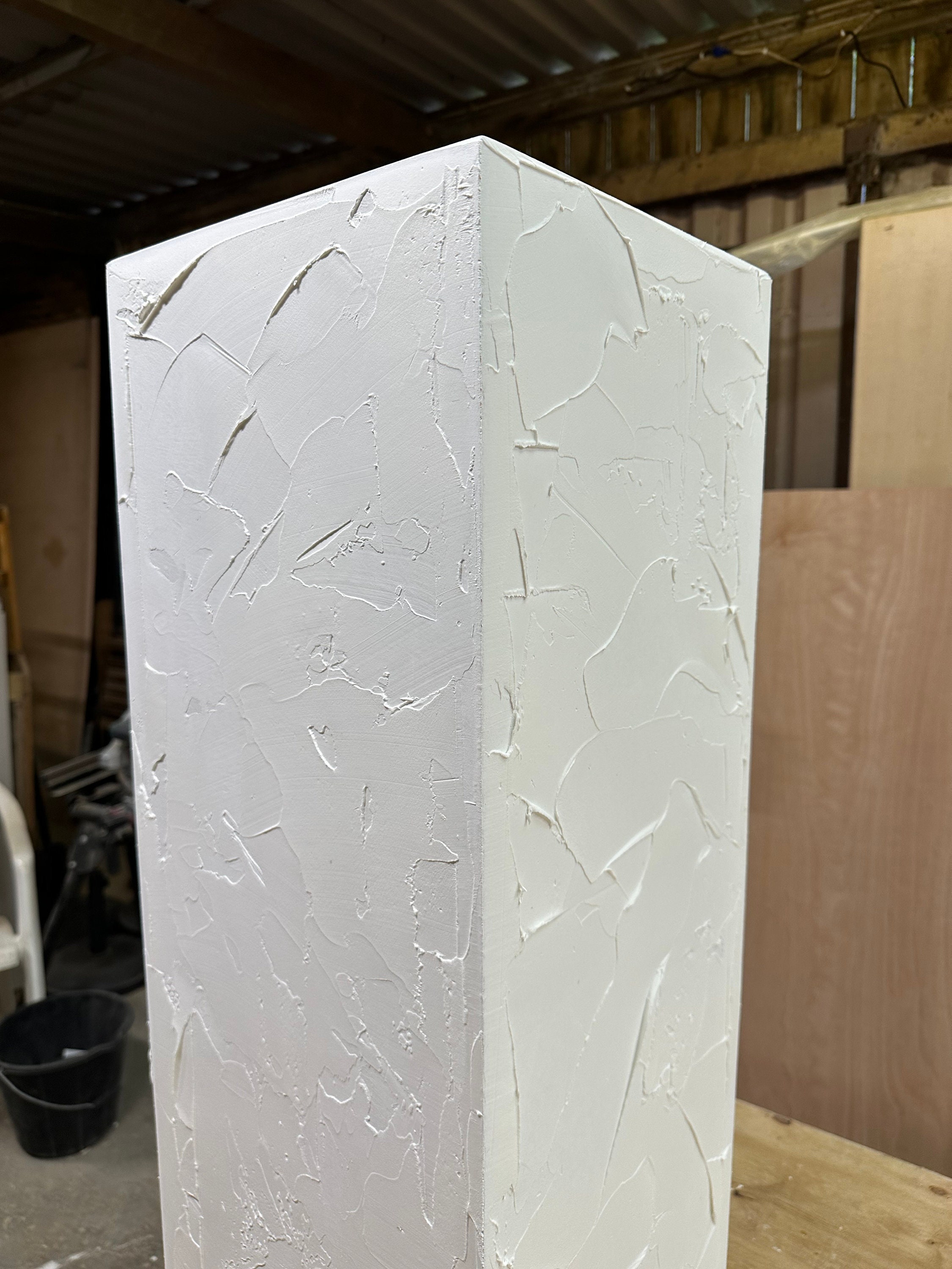 Textured Plinths - Concrete Effect - Stone Effect - Flower Display ...