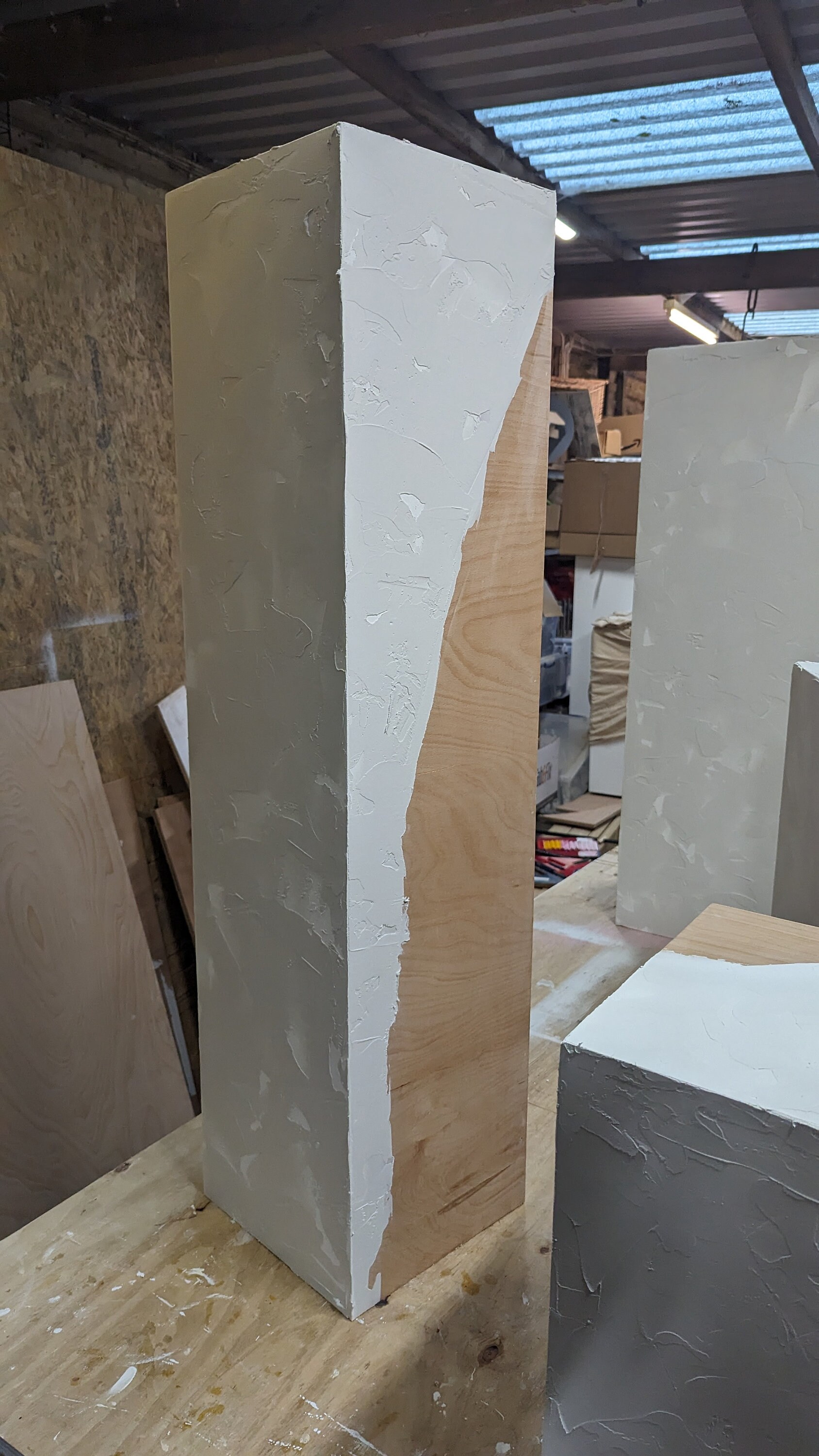 Textured Plinths - Concrete Effect - Stone Effect - Flower Display ...