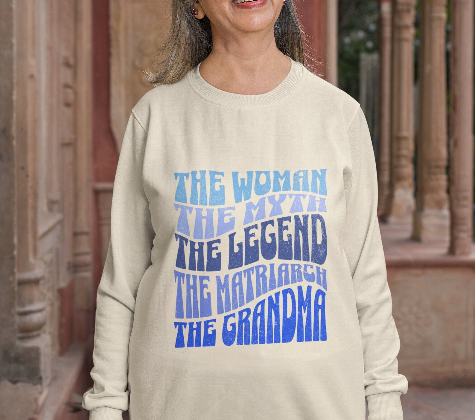 Grandma Sweater the Woman Myth Legend Matriarch Mimi Sweatshirt Gifts ...