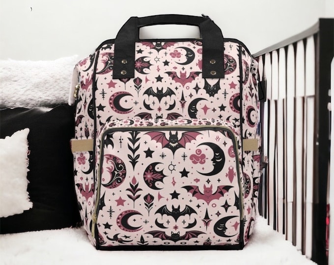 Goth Baby Diaper Bag, Goth Baby Stuff, Diaper Backpack, Goth Baby Gift ...