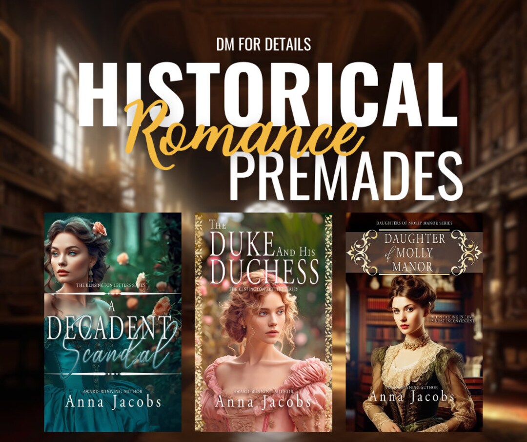 Historical Premade Cover Design - Etsy