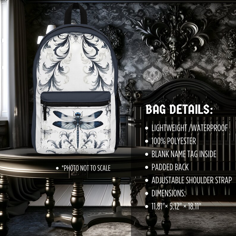 Cottage Core Backpack, Aesthetic Backpack, Gothic Backpack, Pastel Goth ...