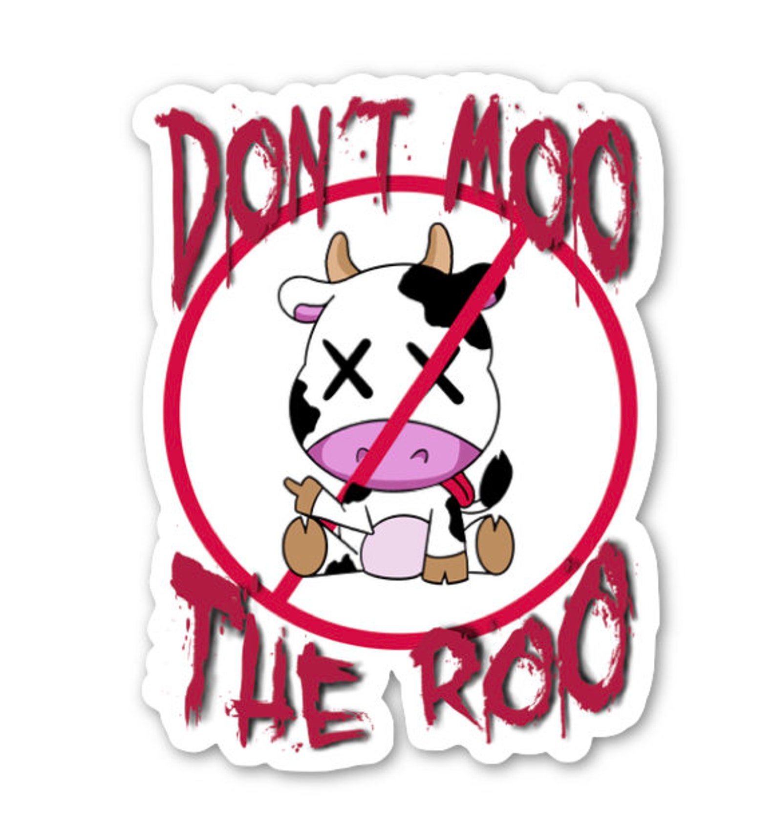 Don’t Moo the Roo Subaru Cow Decal - Etsy