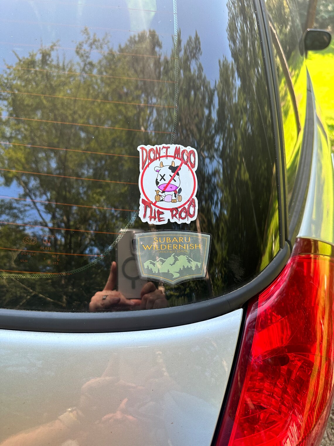 Dont Moo the Roo Subaru Cow Decal - Etsy