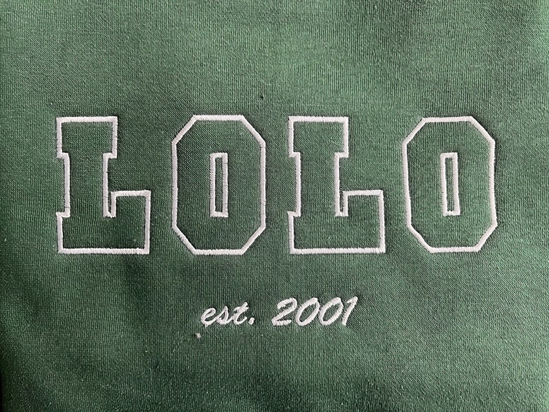 Filipino Lola Lolo Grandparents Custom Embroidered Sweatshirt Crewneck ...