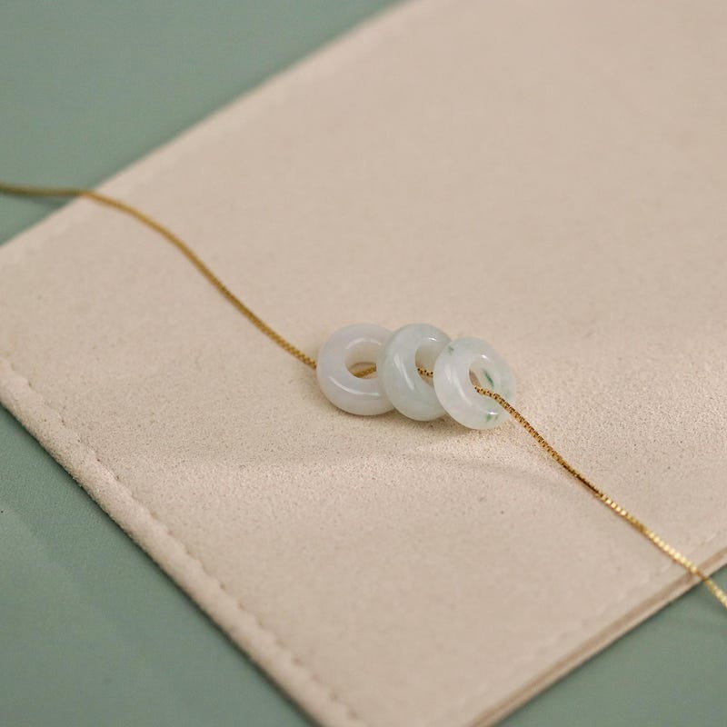 Small Jade Pendant Donut - Etsy UK
