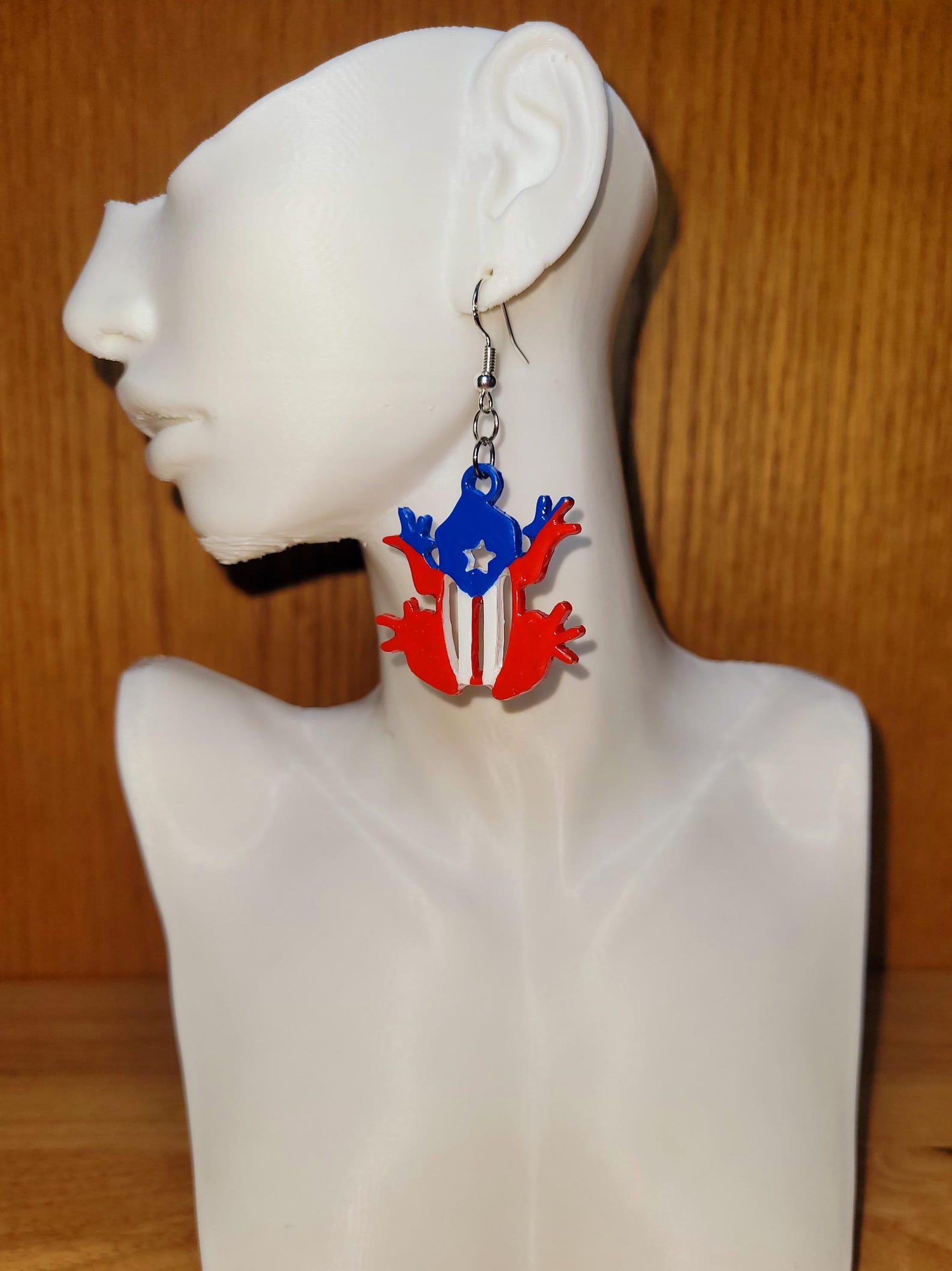 3d Printed Coqui Puerto Rico Earrings - Etsy