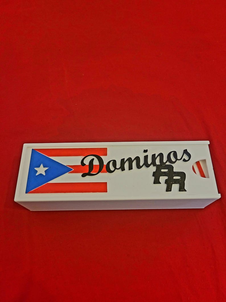 3d Printed Puerto Rico Inspired Set of 28 Double Six Dominoes - Etsy