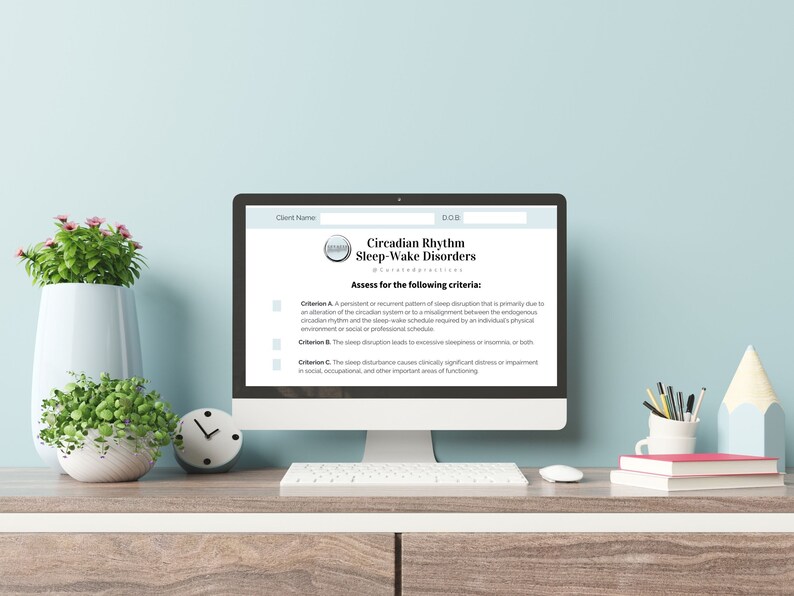 Sleep Wake Disorders Assessments Bundle DSM 5 Tr Dsm 5 Tr Pdf Fillable ...