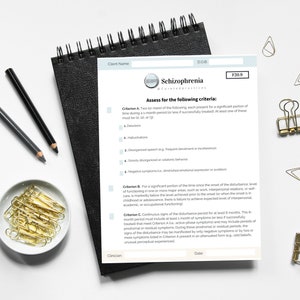 Schizophrenia Spectrum Disorders | Diagnostic Assessment Templates ...