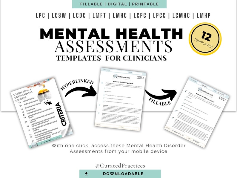 Schizophrenia Spectrum Disorders | Diagnostic Assessment Templates ...