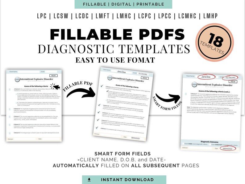 Sleep Wake Disorders Assessments Bundle DSM 5 Tr Dsm 5 Tr Pdf Fillable ...