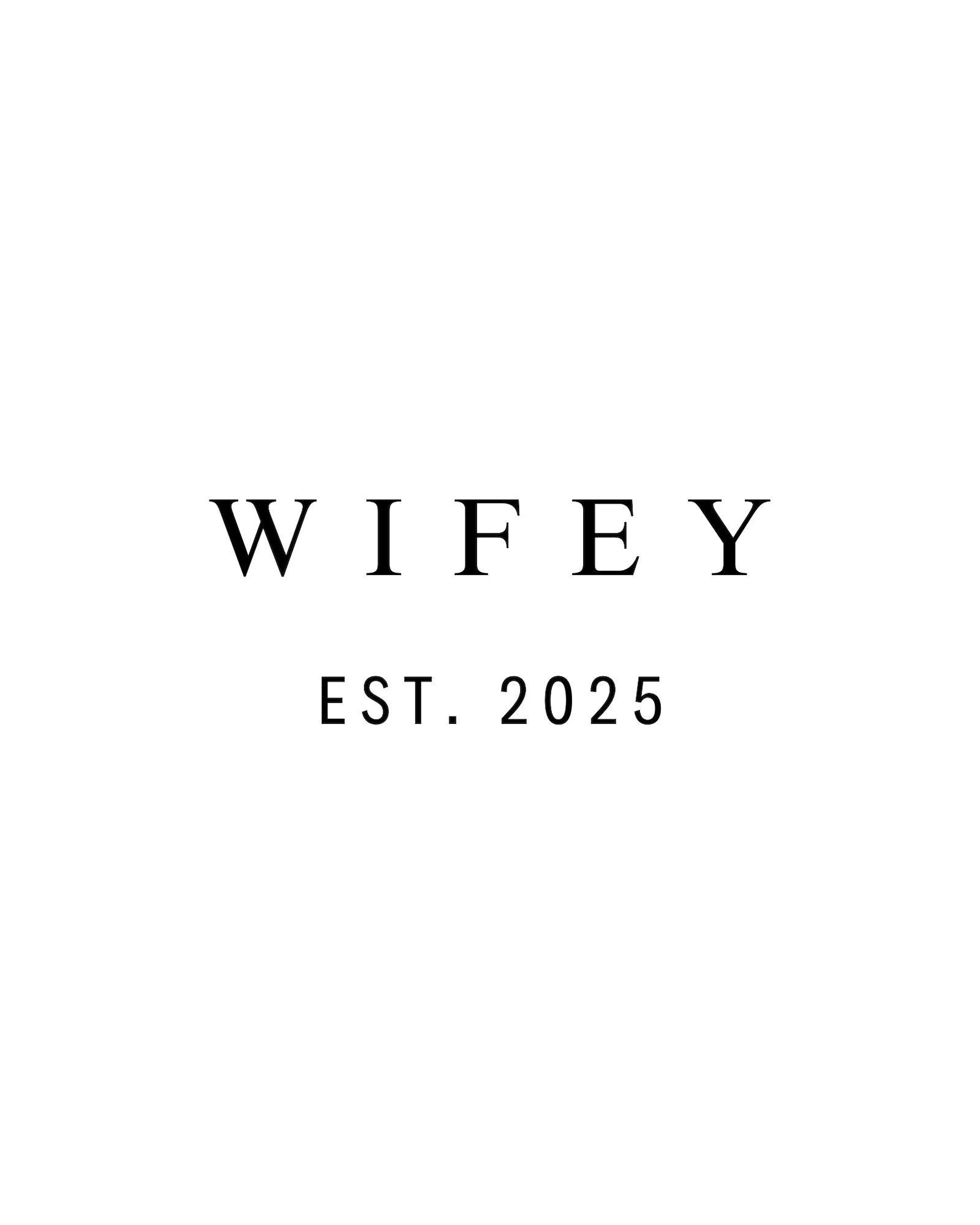 Wifey 2025 SVG & PNG Bundle - Perfect for Just Married and Honeymoon ...