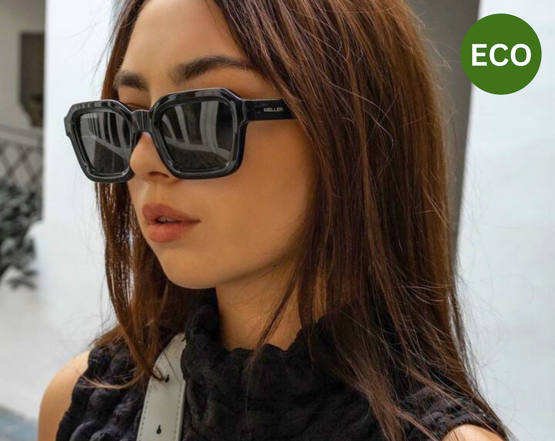 Meller Nayah All Black Sunglasses Unisex UV Protection - Etsy