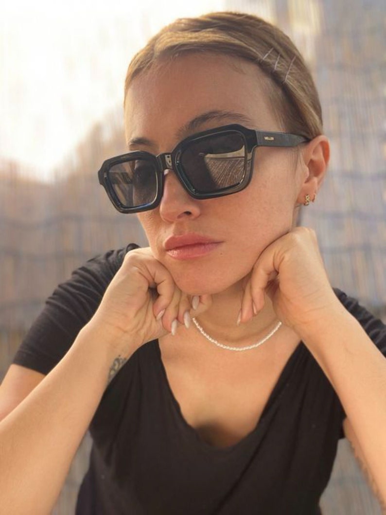Meller Nayah All Black Sunglasses Unisex UV Protection - Etsy