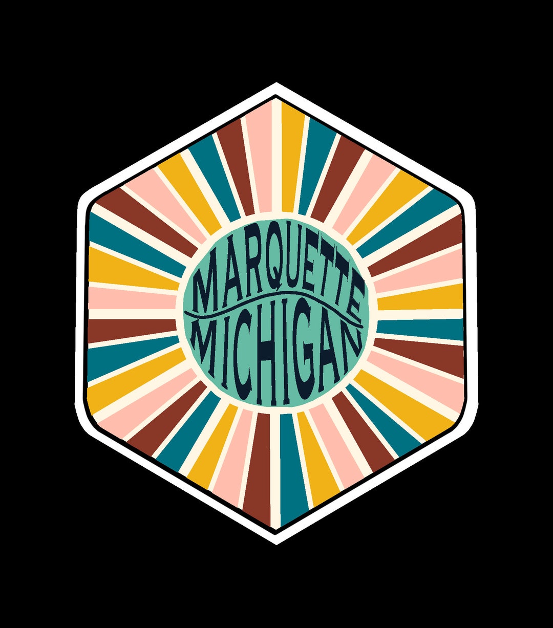 Marquette, Michigan Sticker - Etsy