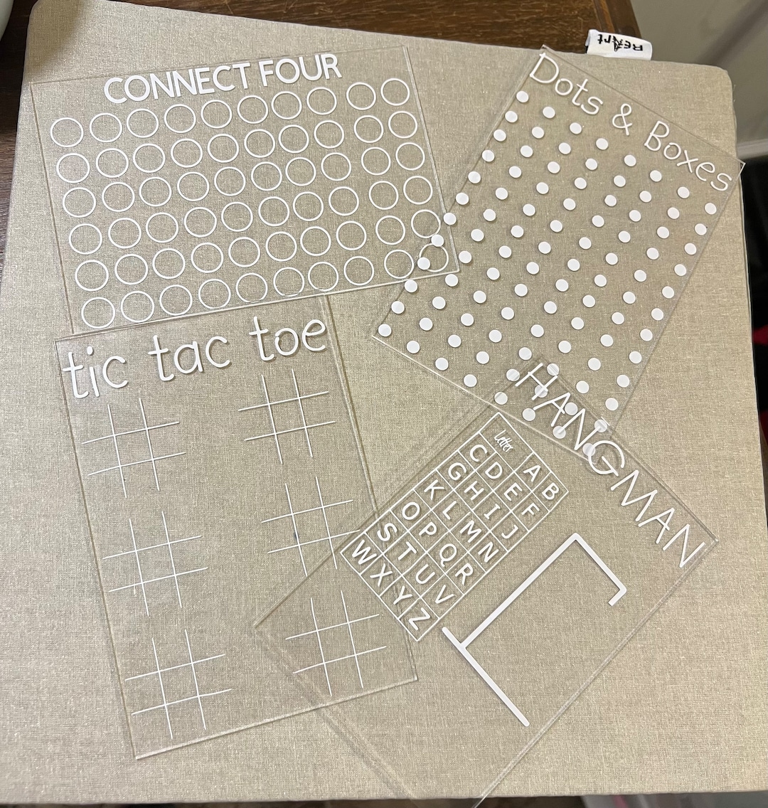 Dry Erase Board Games - Etsy