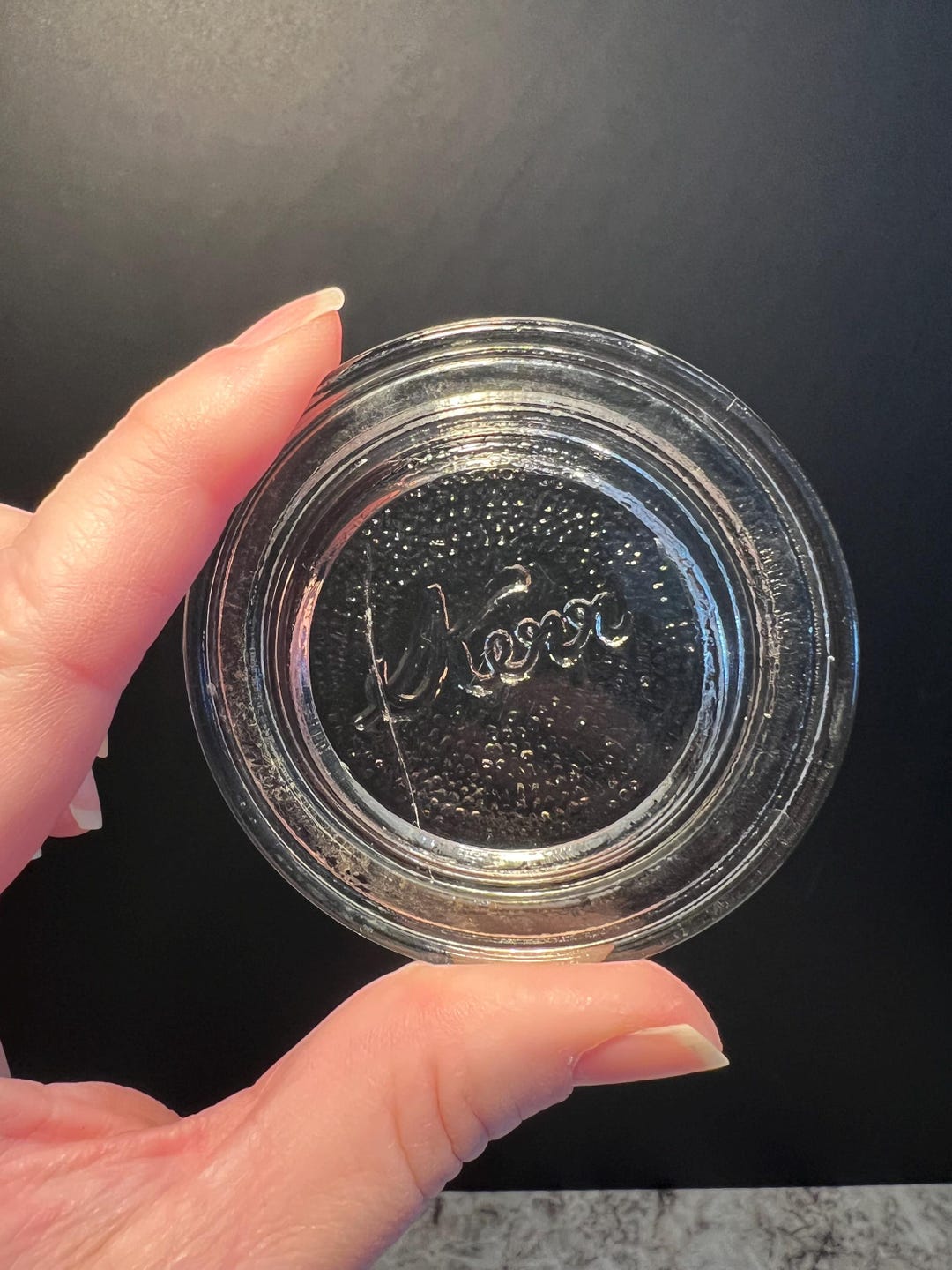 Kerr Glass Canning Jar Insert, Vintage - Etsy