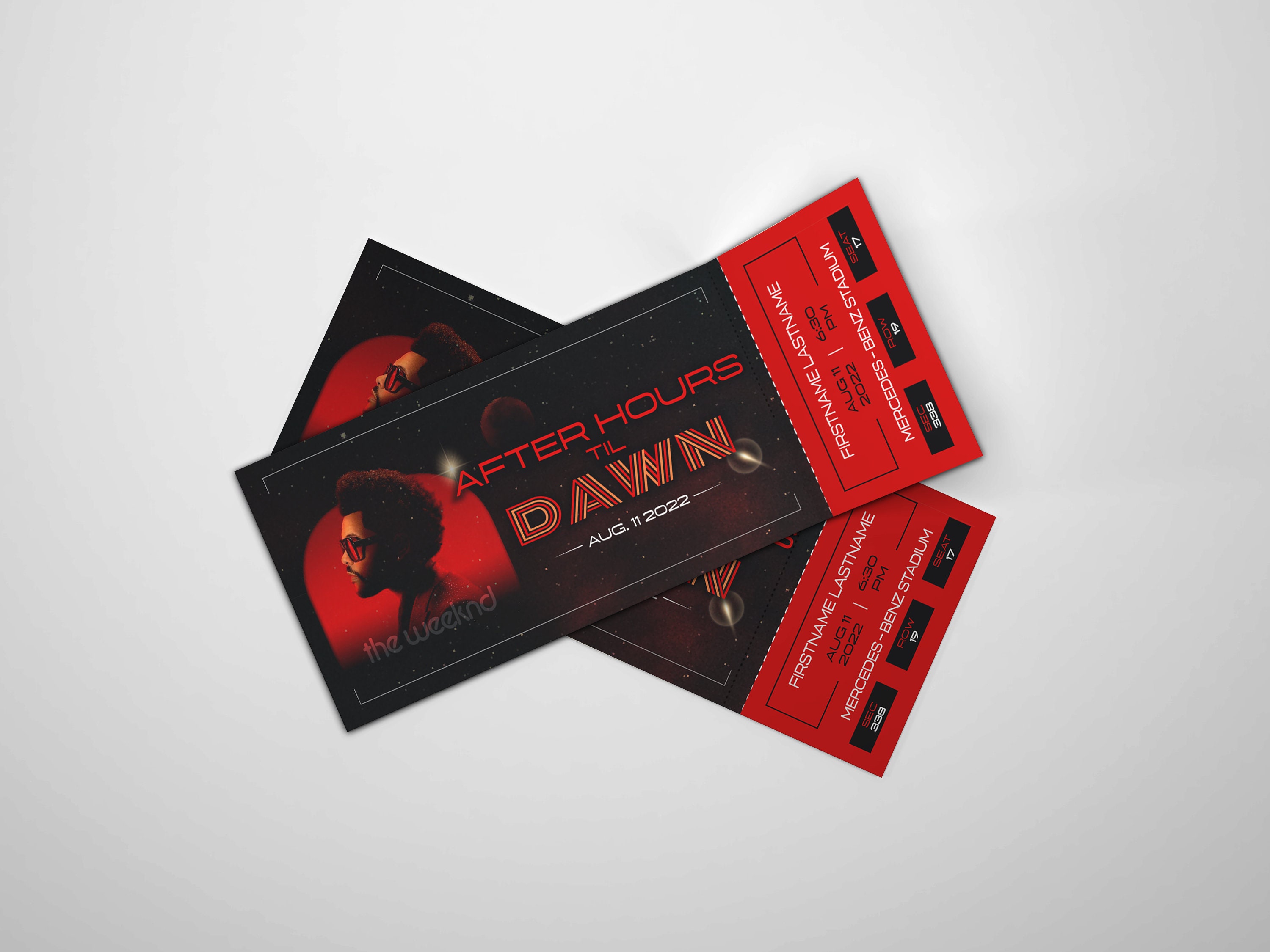 Custom Concert / Music Artist Tickets | Souvenirs | Wall Art - Etsy