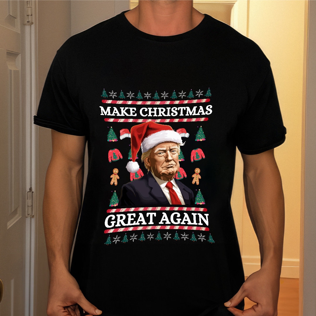 Funny Christmas Shirt Make Christmas Great Again Sweater - Etsy