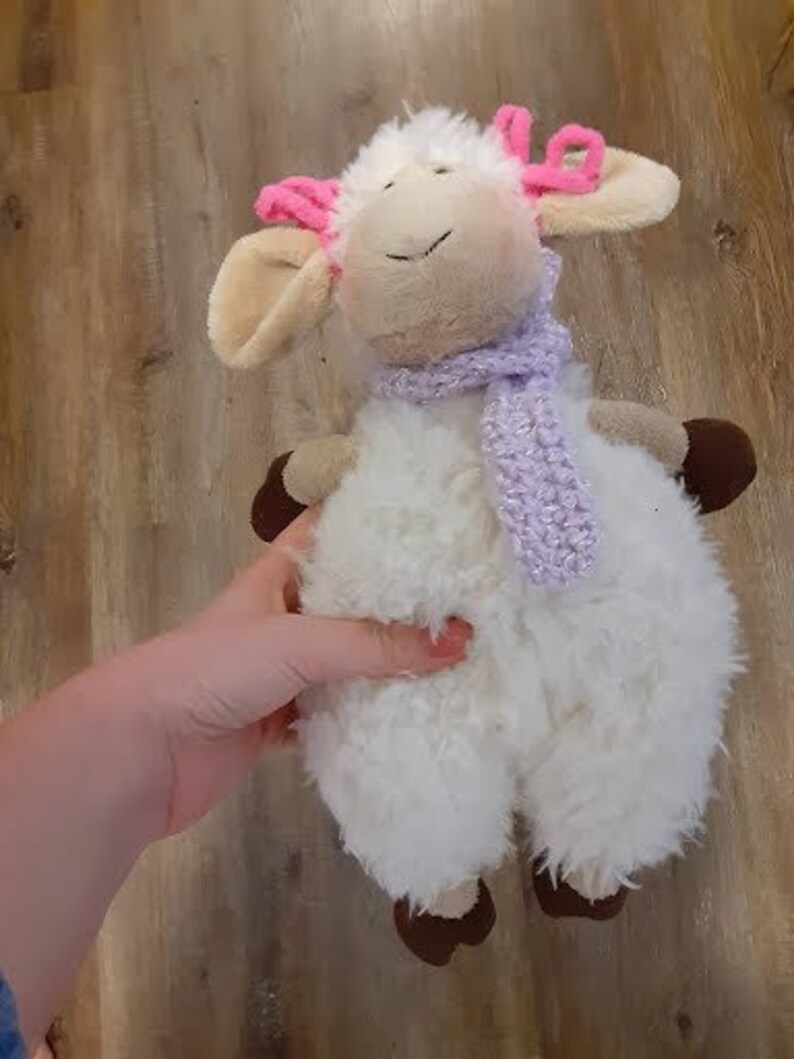 Refurbished Sheep Plushie, Cute Sheep Toy, Stuffed Animal Doll, Soft ...