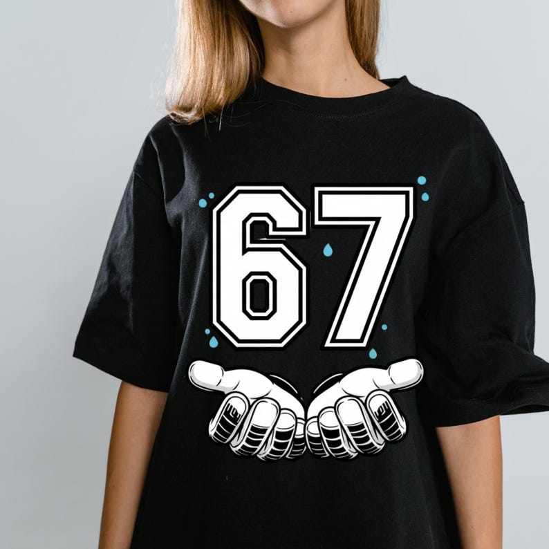 67 Meme Six Seven Png 67 Hands PNG Sports Jersey PNG Sublimation Design ...