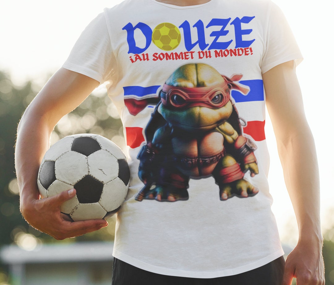 Kylian Mbappe T-shirt-mbappe Turtle T-shirts-mbappe Turtle - Etsy