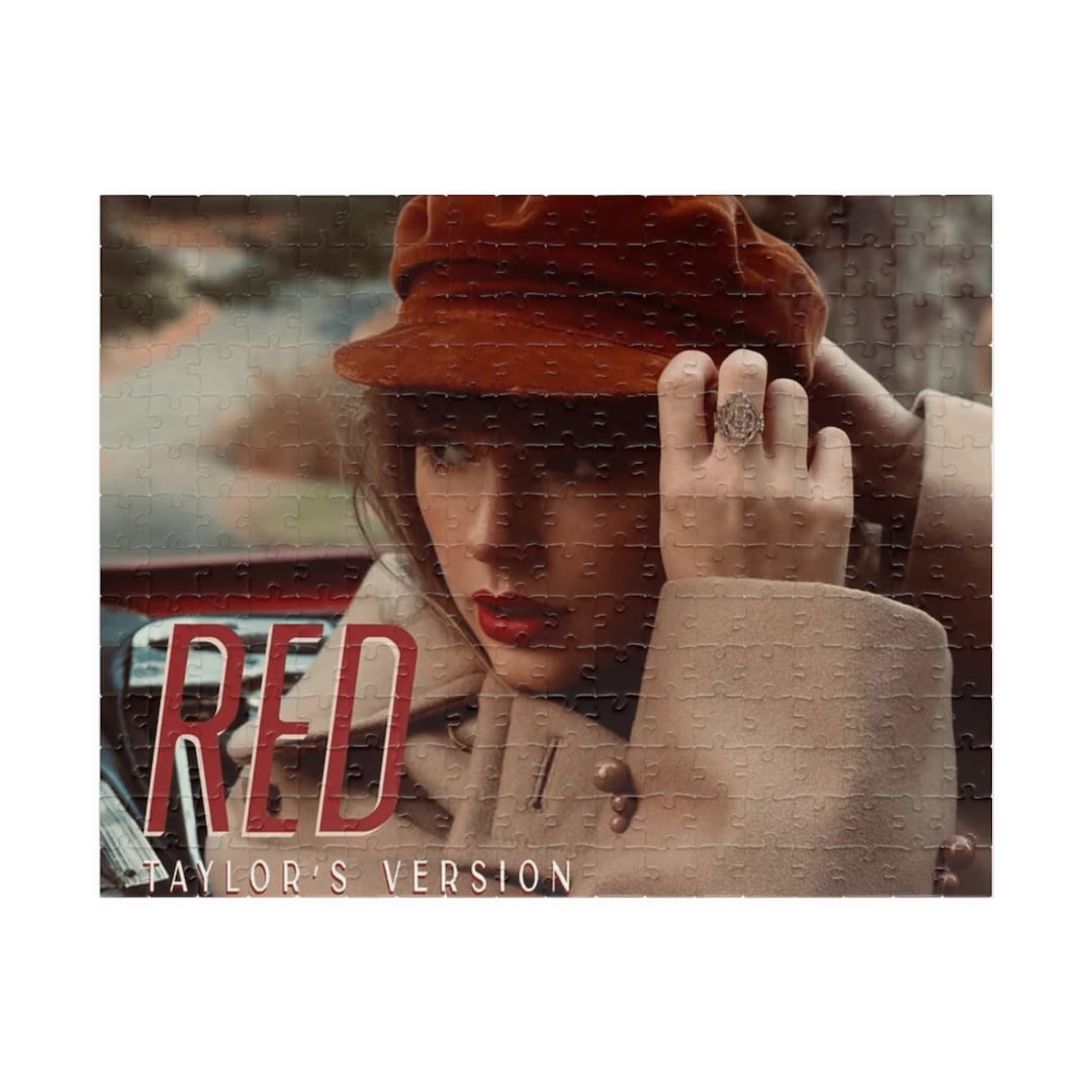 Taylor Swift red taylor's Version Album Cover Art 252 Piece Puzzle - Etsy
