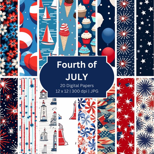 Patriotic Paper - Etsy